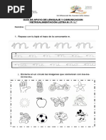 Actividades Repaso Letras M, P, L, S | PDF
