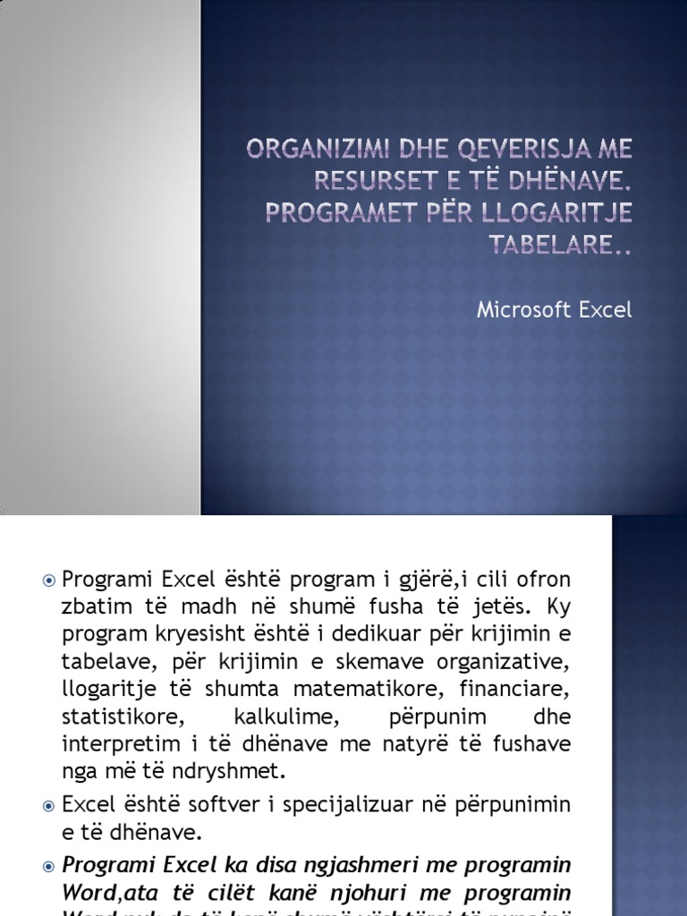 Microsoft Excel | PDF