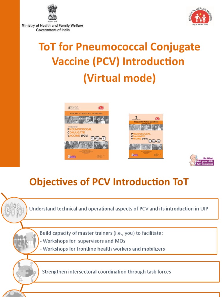 National ToT - PCV Introduction - Objectives | PDF