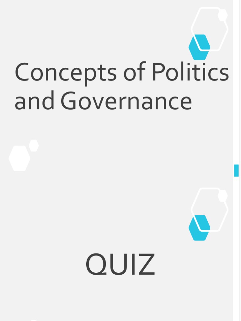 Politics and Governance | PDF | Governance | Good Governance