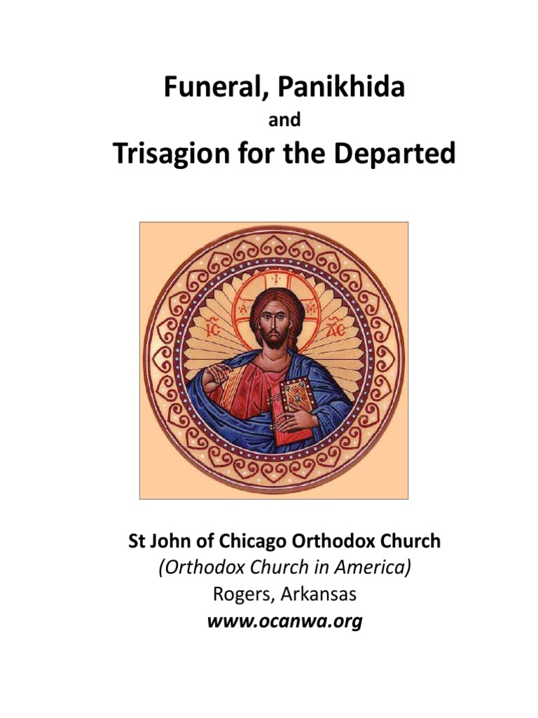 Funeral Panikhida and Trisagion - Two-Sided | PDF | Sin | Lord's Prayer