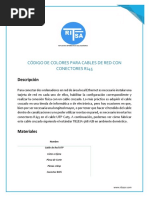Código de Colores para Cables de Red RJ45 | PDF