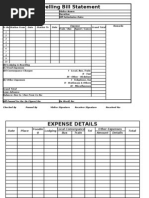Ta Bill Form | PDF