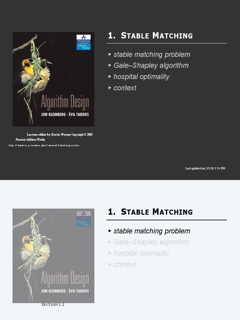 Stable Matching Problem: Gale-Shapley Algorithm Hospital Optimality ...