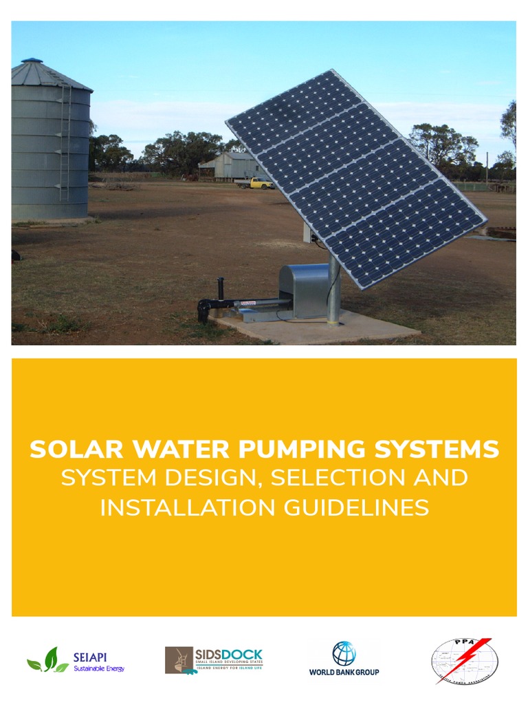Solar Water Pumping Guidelines V1 | PDF | Pump | Photovoltaic System