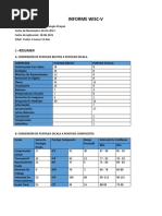 Tabulación y Conversión de Puntajes WAIS-IV | PDF