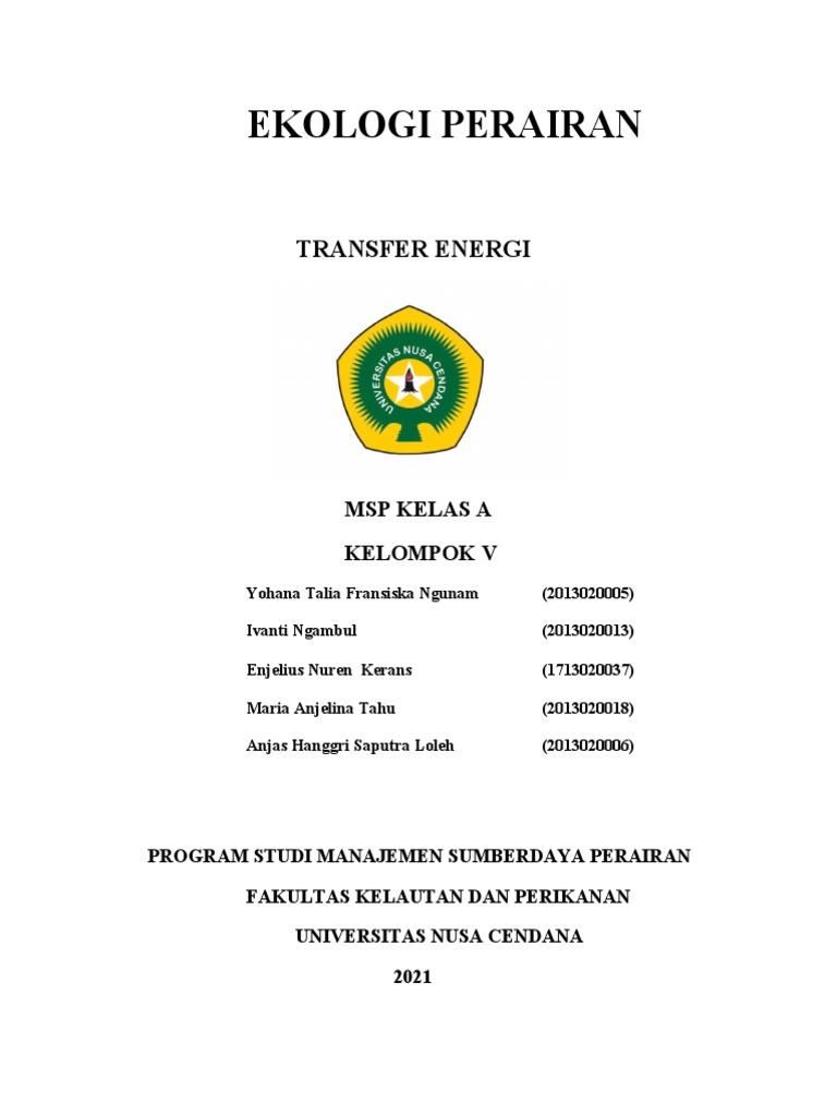 A 5 Transfer Energi | PDF | Sains & Matematika