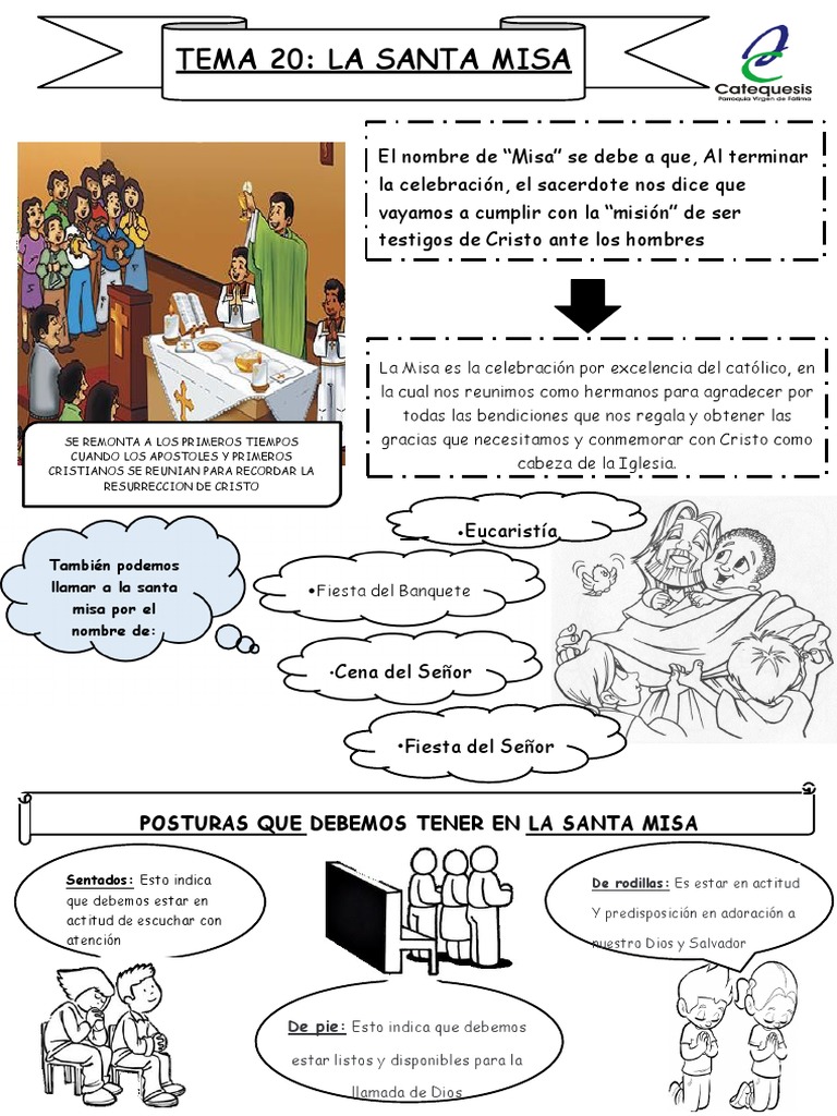 Actividades de la Misa para Niños | PDF | Misa (liturgia) | eucaristía