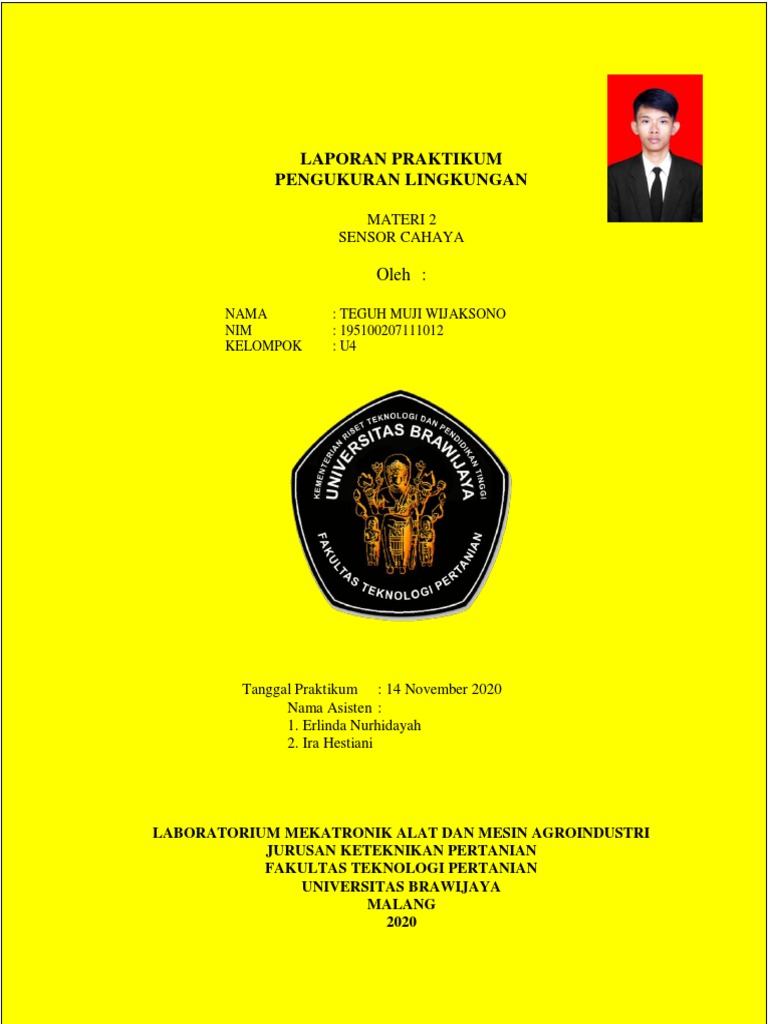 Laporan Praktikum Pengukuran Lingkungan Sensor Cahaya | PDF