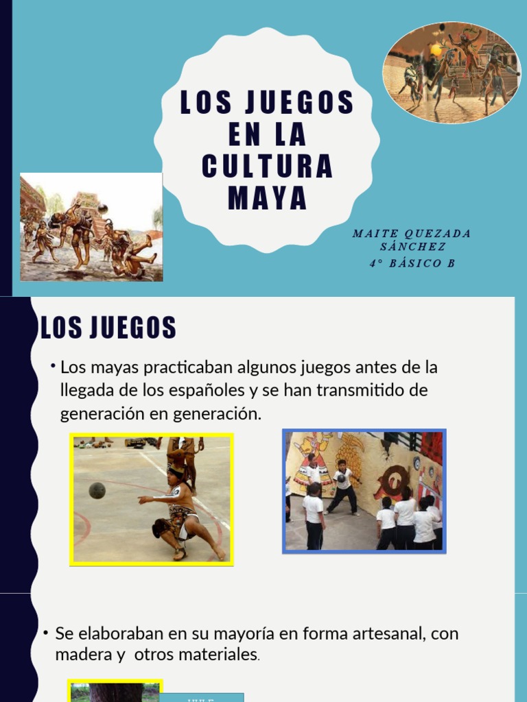Los Juegos en La Cultura Maya Disertacion | PDF