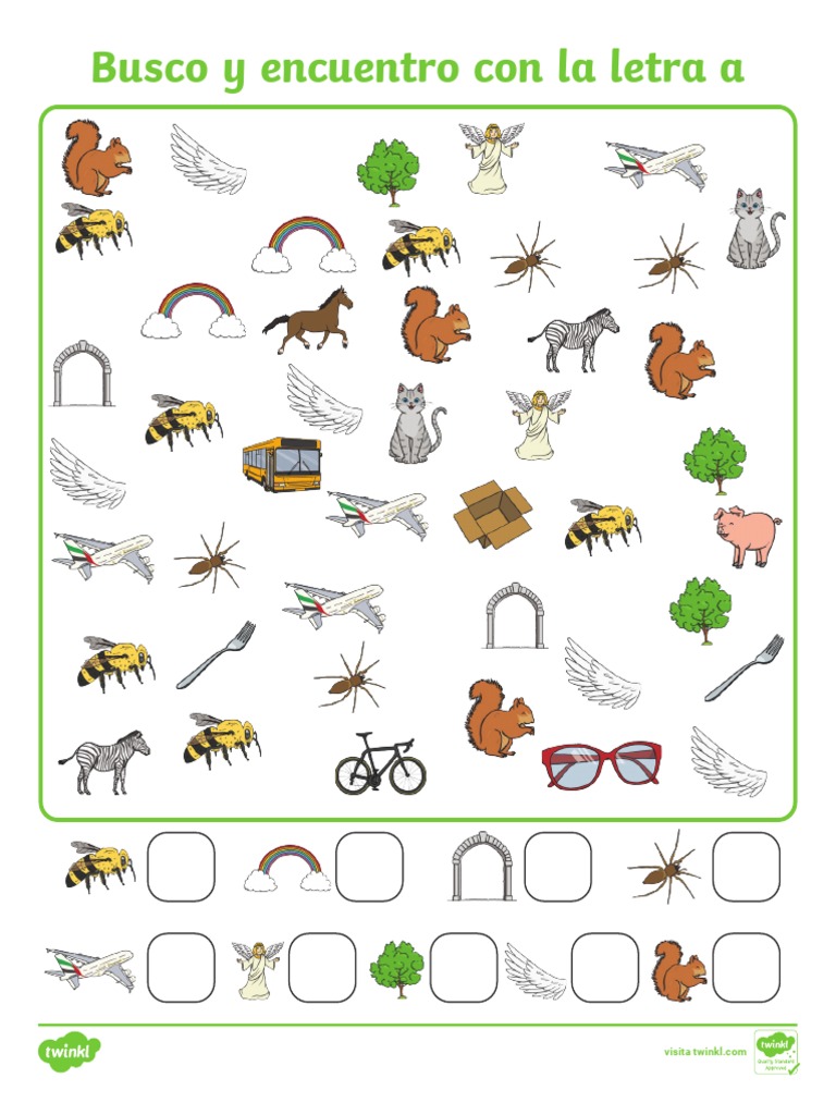 Busco y Encuentro Las Vocales | PDF