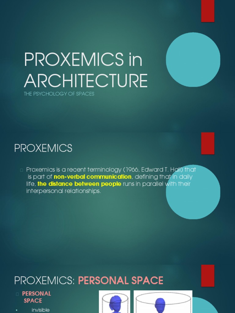 PROXEMICS | PDF | Cognition | Human Nature