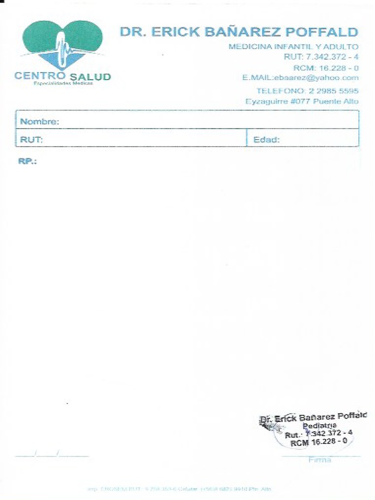 Receta Pediatria | PDF