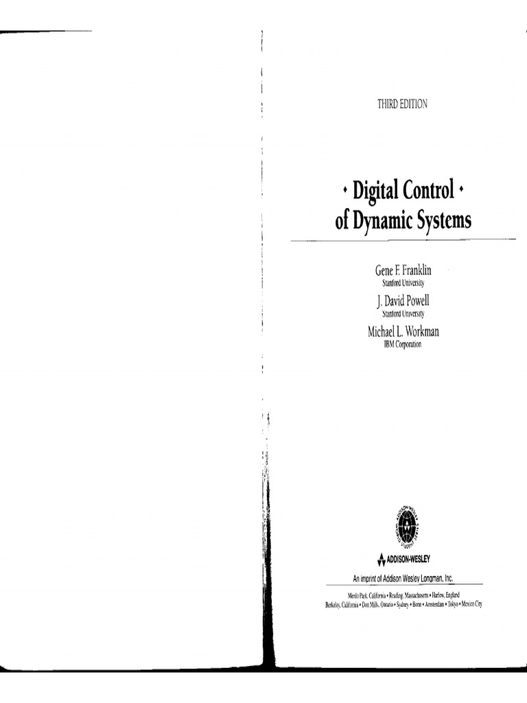 Addison-Wesley - Franklin G.F., Powell J.D., Workman M.L. - Digital ...
