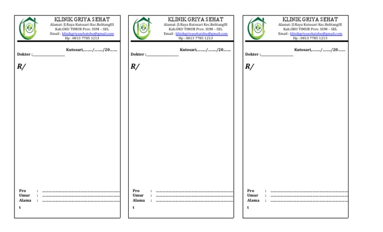 Blanko Resep | PDF | Gaya Hidup