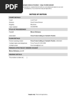 NSW UCPR Form 20 Notice of Motion | PDF | Address (Geography) | Solicitor