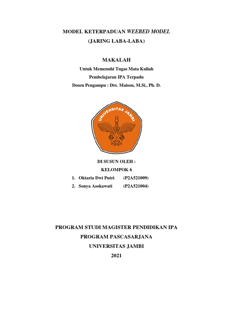 Kelompok 6 Model Webbed | PDF | Seni | Komputer