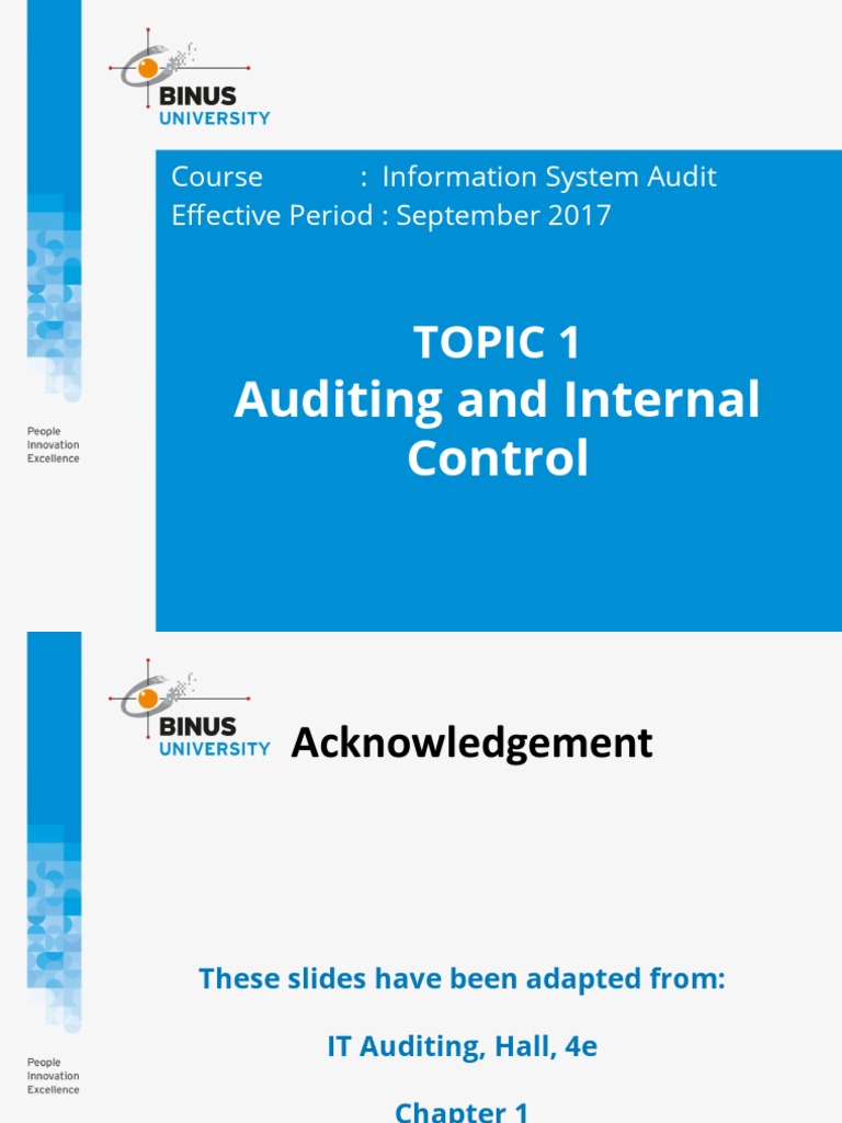 Z17520020220174021New PPT Ch1 | PDF | Internal Control | Audit