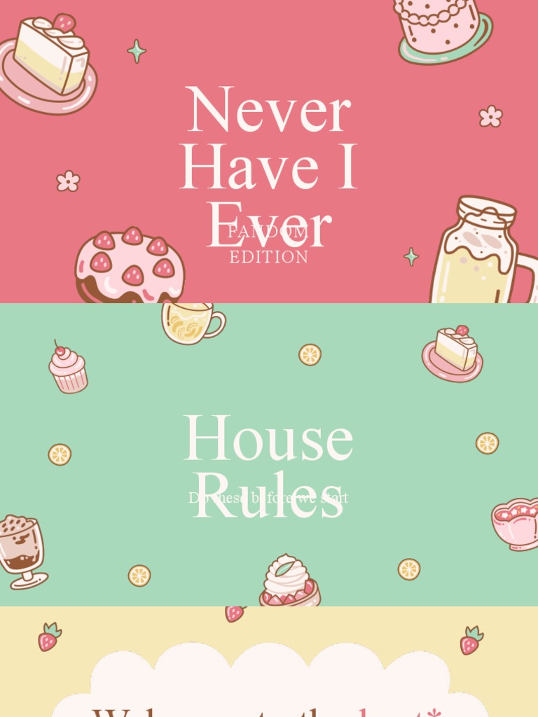 Template Never Have I Ever | PDF