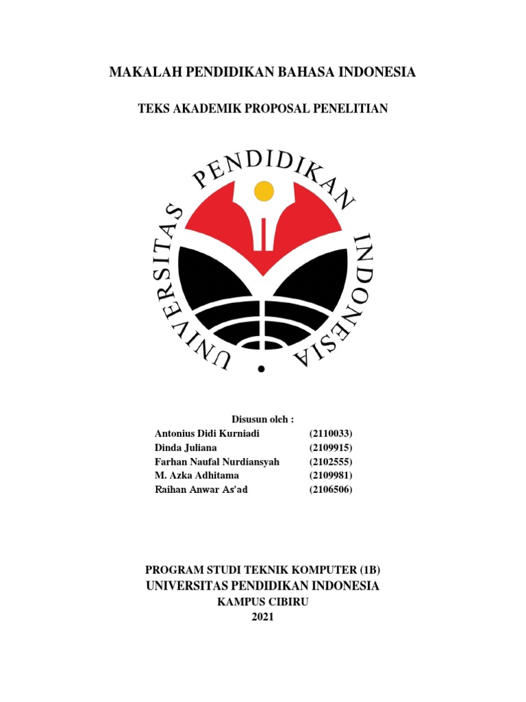 Ciri dan Jenis Proposal Penelitian | PDF