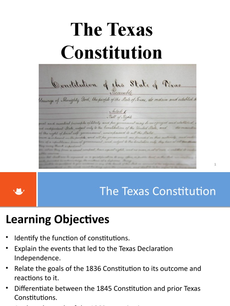 TX Constitution | PDF | Constitution | Constitutional Amendment