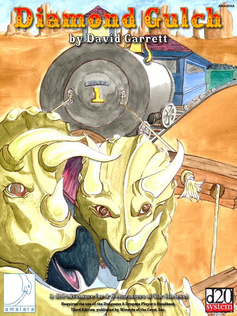 d20 Amalara Diamond Gulch | PDF | D20 System | Engines