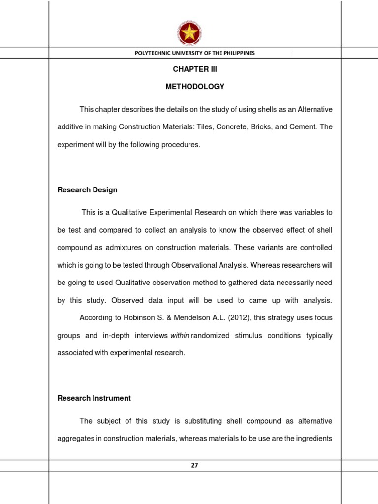 Methodology: Polytechnic University of The Philippines | PDF ...