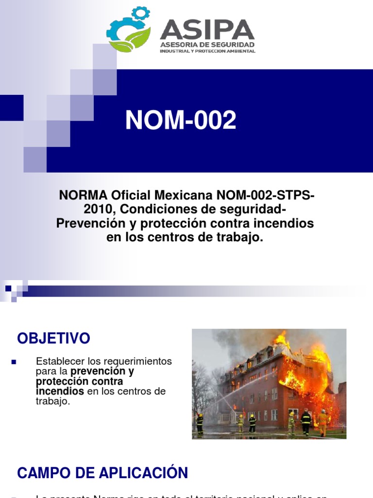 Nom 002 STPS | PDF | Residuos | Protección contra incendios