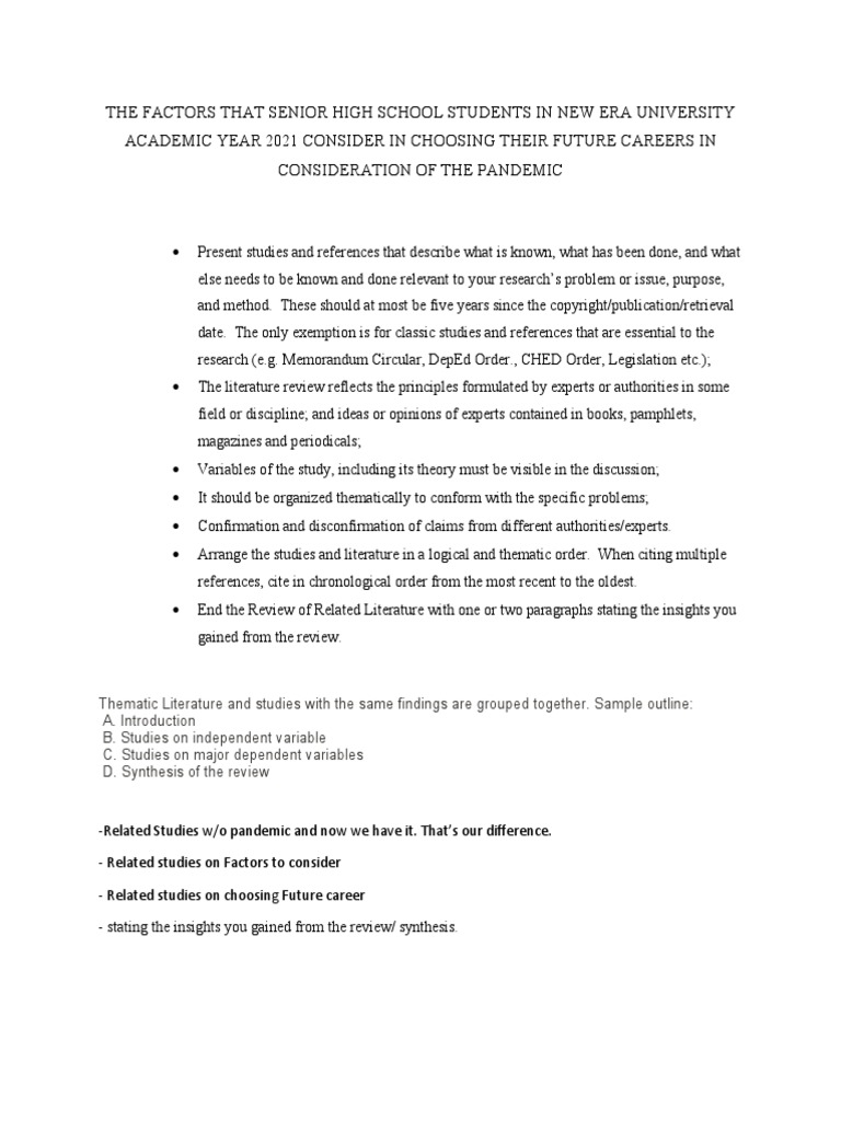 RRL Example | PDF | University | Tuition Payments