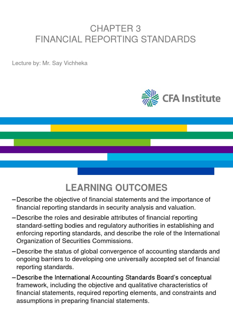 CH3 - Financial Report Standards | PDF | International Financial Reporting Standards | Financial ...