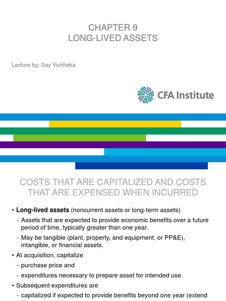 Ch9 Long Lived Assets Pdf Depreciation Book Value