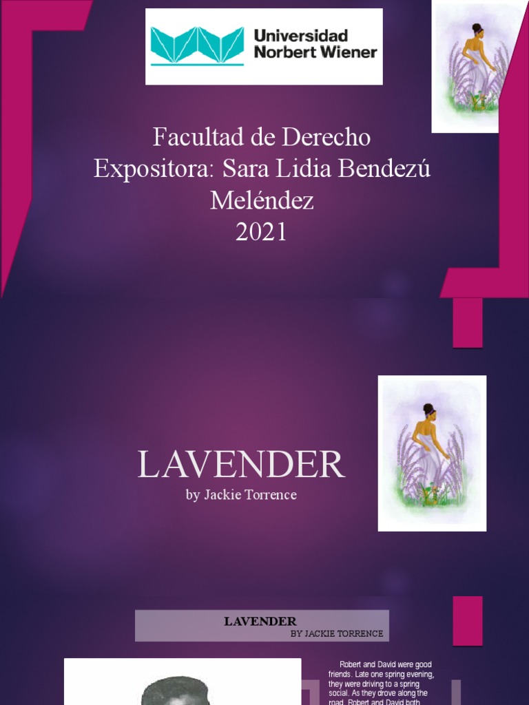 Lavender by Jackie Torrence | PDF