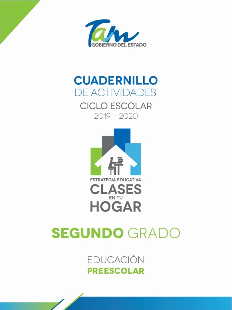Cuadernillo Preescolar Segundo Grado Pdf Educación De La Primera