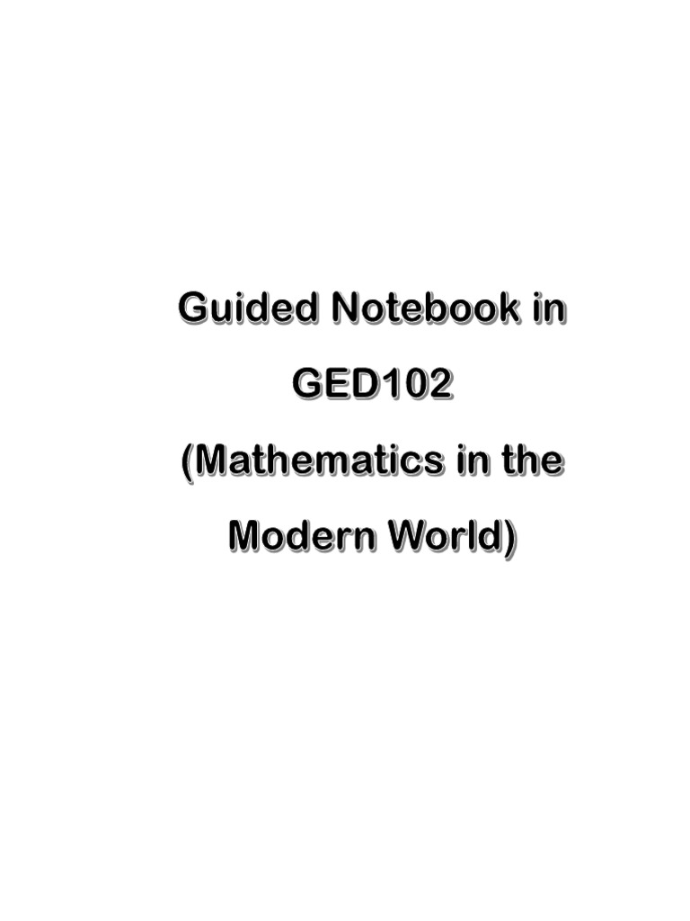 GED102 Week 3 WGN3 | PDF | Logic | Mathematical Logic