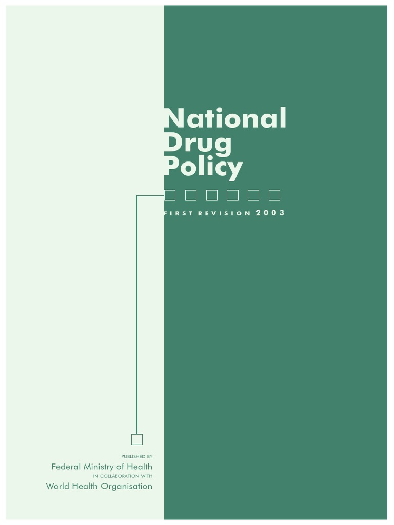 National Drug Policy | PDF | Pharmacy | Prescription Drugs