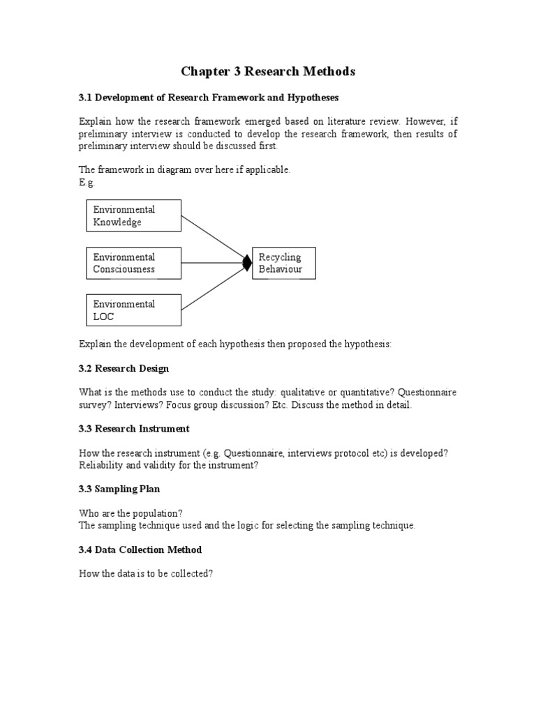 Research Methodology Framework Overview | PDF