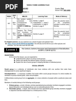Ucsp 2nd Quarter Module 1 | PDF | Kinship | Family