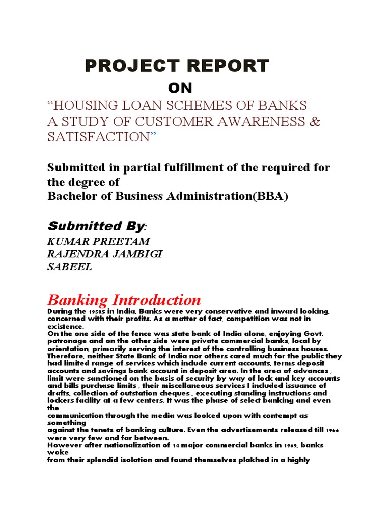Project Report: Banking Introduction | PDF | Banks | Taxes