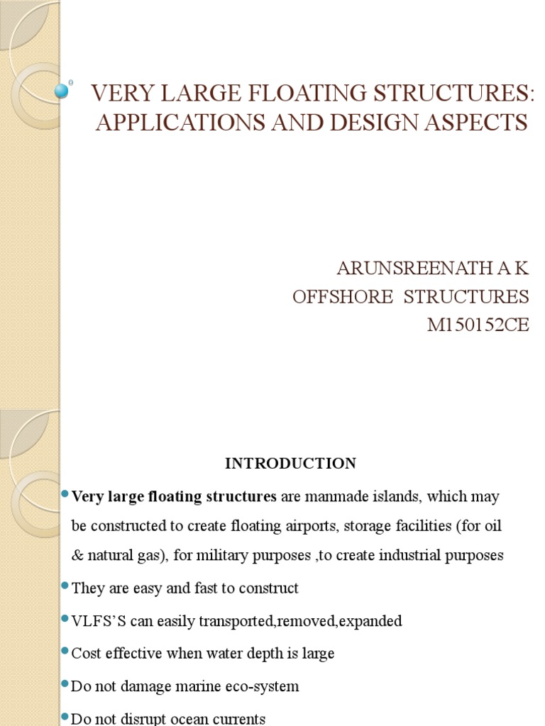 Very Large Floating Structures | PDF | Buoyancy | Civil Engineering