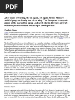 Airbus A400M Datasheet | PDF | Aircraft | Aviation