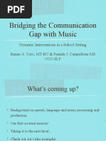 AAC in Music Therapy | PDF | Part Of Speech | Language Mechanics