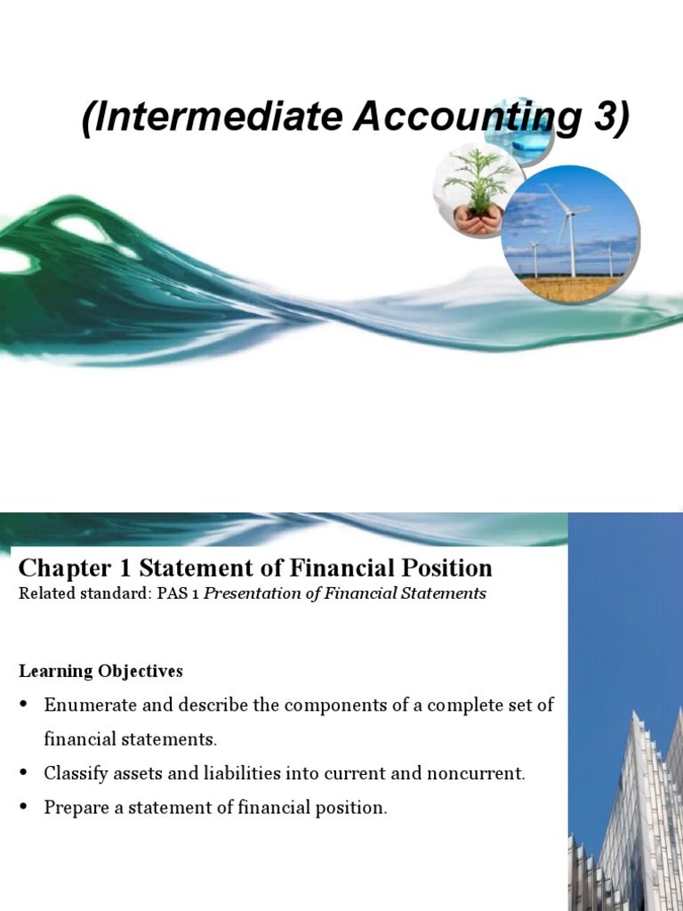 Chapter 1 Statement of Financial Position | PDF | Financial Statement ...