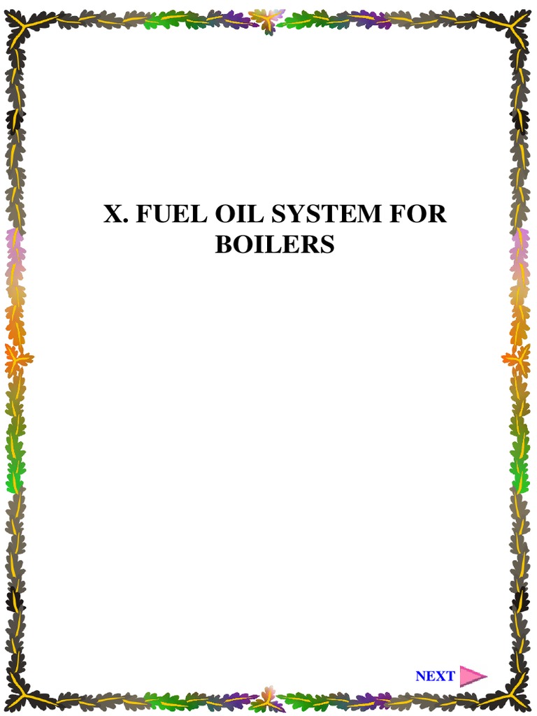 Fuel Oil Systems for Boilers Overview | PDF | Fuel Oil | Pump