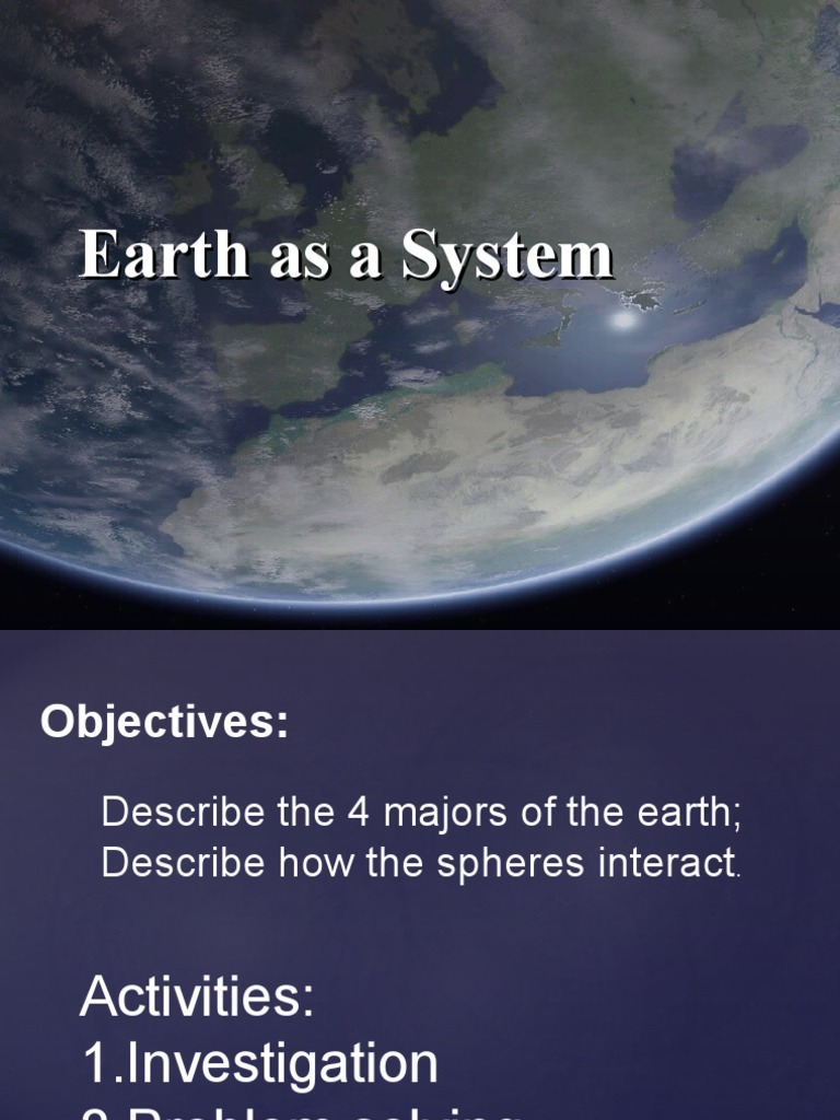 Earth Systems for Students | PDF