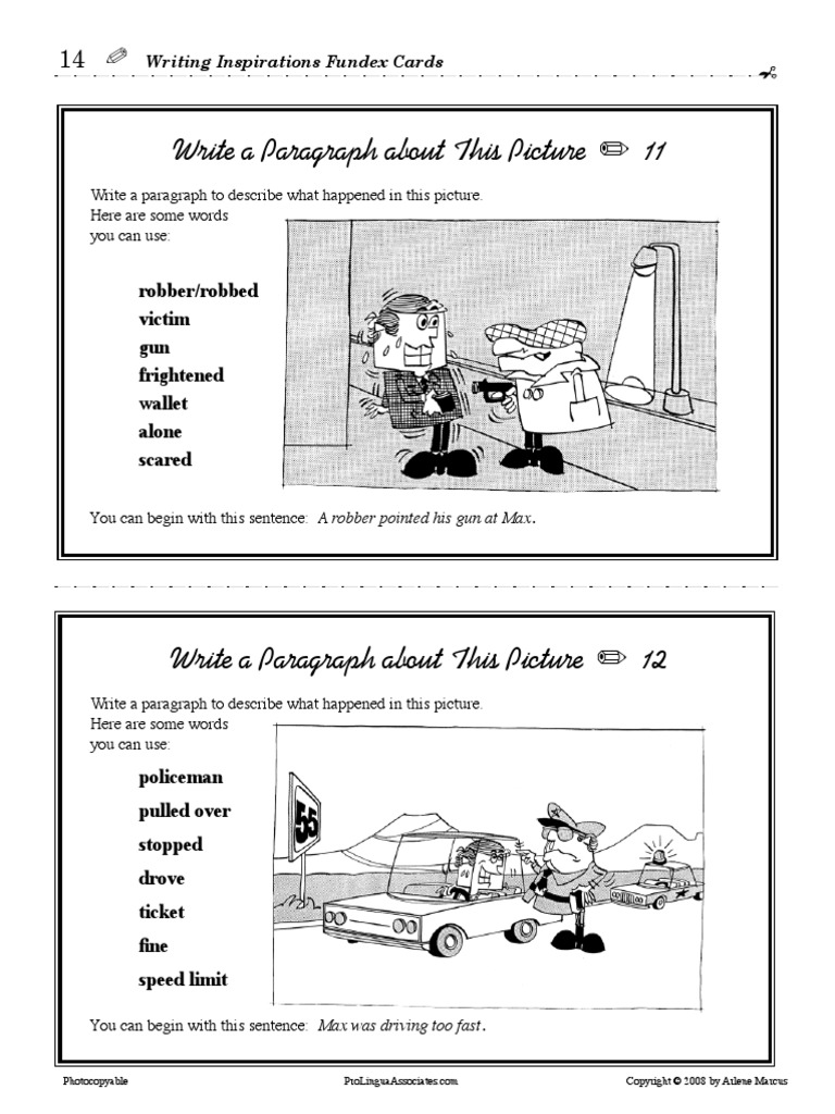 Sample Write A Paragraph About This Picture | PDF