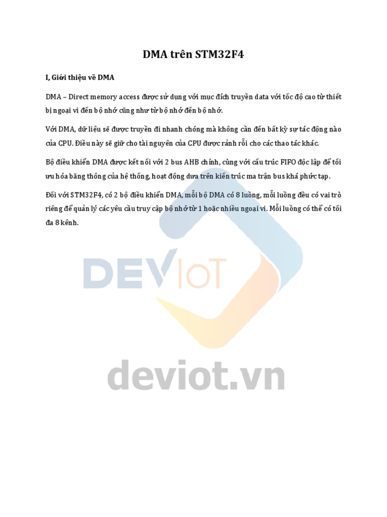 12.dma Trên Stm32f4 | PDF