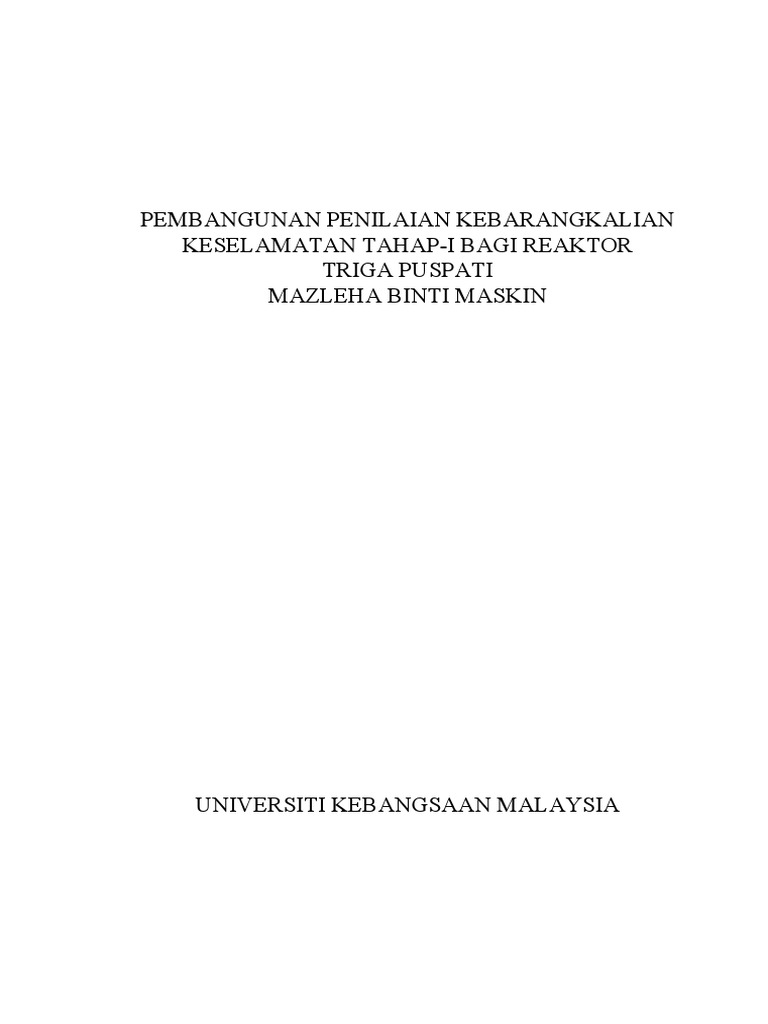 Format Thesis Gaya UKM | PDF