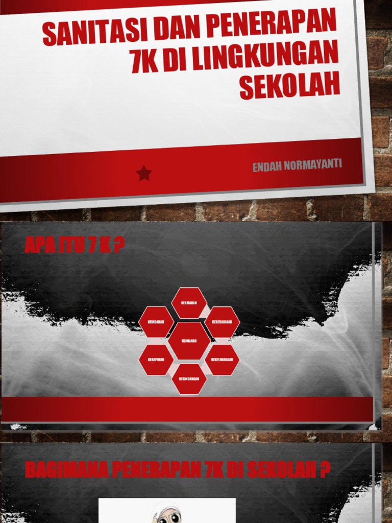 Sanitasi Dan Penerapan 7K Di Lingkungan Sekolah | PDF