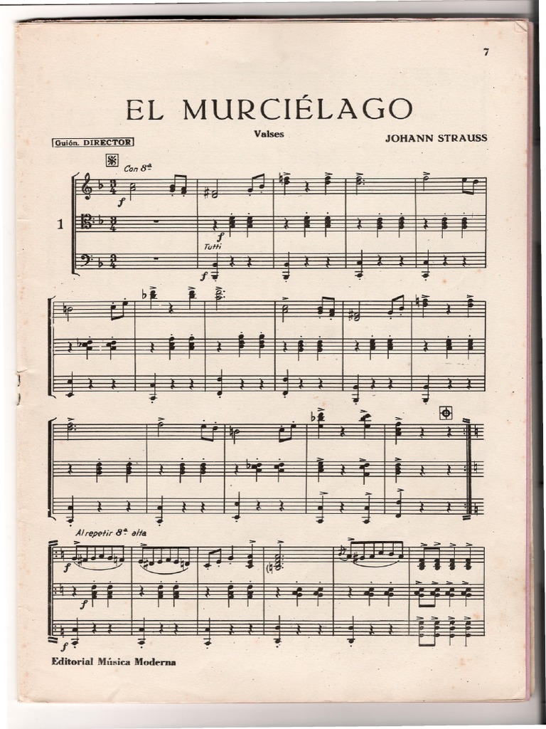 El Murcielago Johann Strauss Ii Pdf