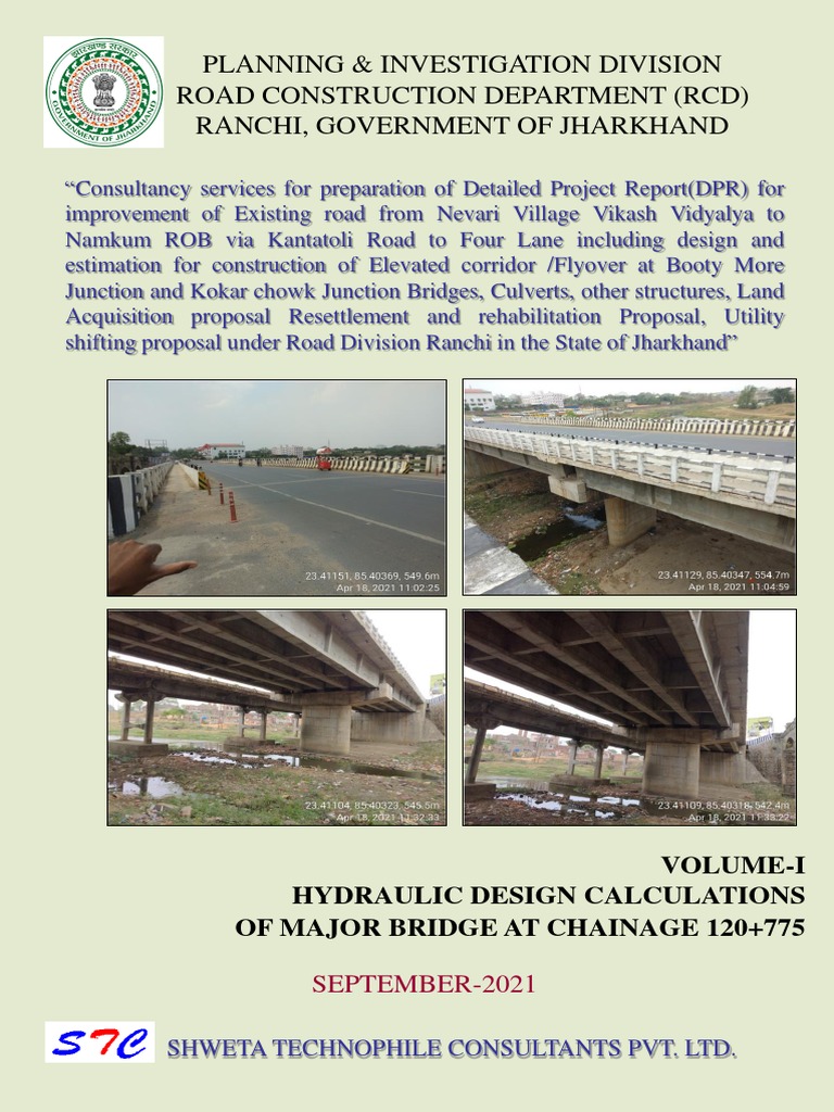Vol. I - Hydraulic Calculations | PDF | Discharge (Hydrology ...